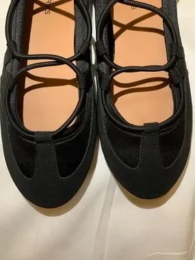 No Boundaries | Shoes | No Boundaries Black Laceup Ballet Flats | Poshmark